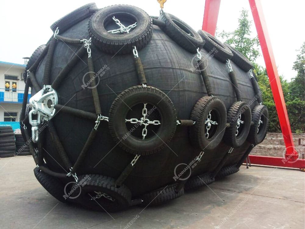 STS Operation - pneumatic fenders_yokohama fender_vessel fender-NanHai ...
