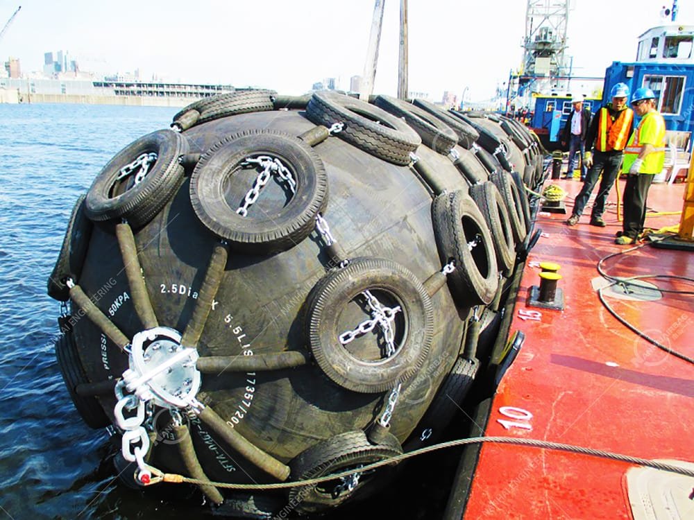 Inflatable Fenders' Characteristics - pneumatic fenders_yokohama fender ...